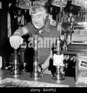 Ivan Beavis a Coronation Street actor working as a barman in the Harrow ...