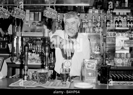 Ivan Beavis a Coronation Street actor working as a barman in the Harrow ...