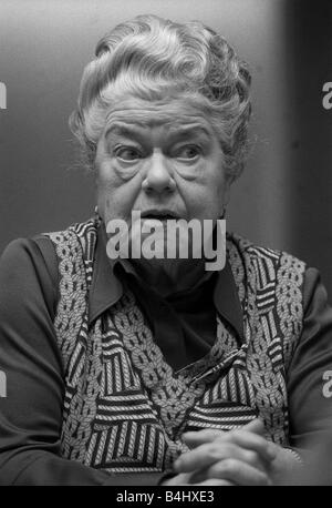 Violet Carson (Ena Sharples) of Coronation Street makes her first Stock ...