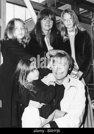 SIMON WARD AND FAMILY 1979: Actor Simon Ward, who appears in the film ...