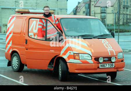 A day in the life of RAC patrolman Jim Rankin January 1999 Stock Photo ...