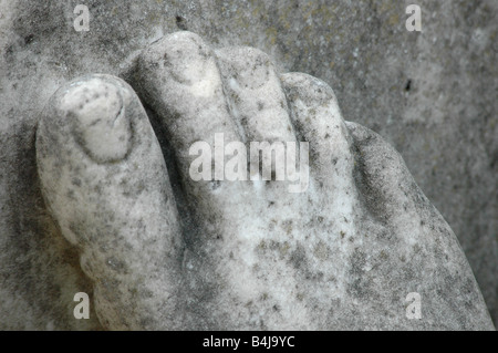 Marble sculpture of giant human foot in ruins inside roman museum in ...
