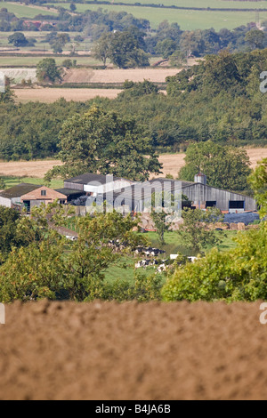 farm buildings in leicestershire Stock Photo - Alamy