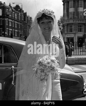 Rula Lenska star of Rock Follies married actor Brian Deacon in London ...
