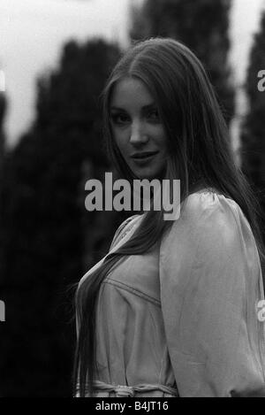 Jane Seymour April 1973 Actress Pictured at Pinewood Studios Stock ...