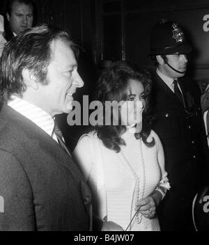 Elizabeth Taylor Oct 1970 and Richard Burton attens Liz s son Michael ...