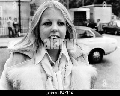 Sally Thomsett actress stars in Man About the House April 1989 Stock ...