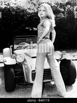 Sally Thomsett actress stars in Man About the House April 1989 Stock ...