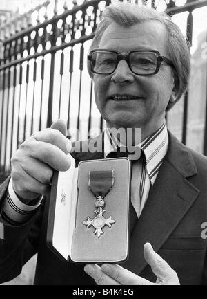 Clive Dunn Actor with his OBE who was best known for his character ...