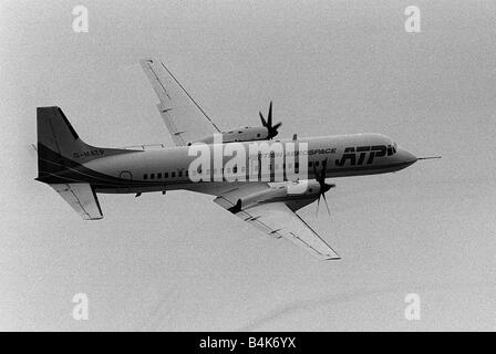 British Aerospace ATP Advanced Turbo Prop May 1987 development aircraft ...
