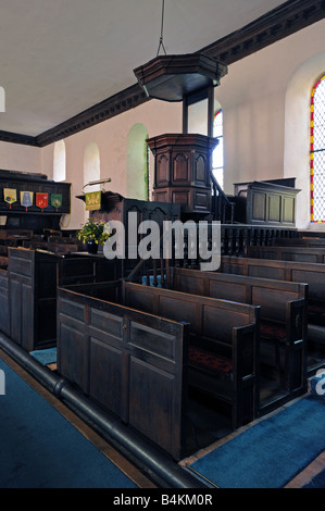 Triple-deck pulpit. Church of Saint Oswald, Ravenstonedale, Cumbria ...
