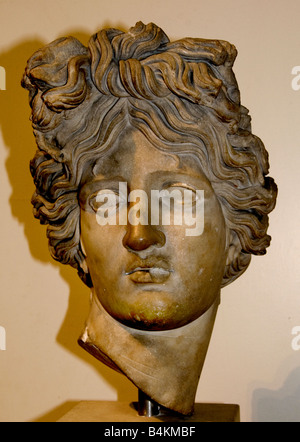 Statue of Apollo 120-140 AD , head 25-50 AD Stock Photo - Alamy