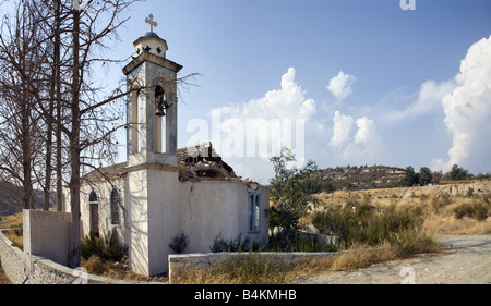 THE FAMOUS SUBMERGED Alassa CHURCH AT THE KOURIS RESERVOIR LEFT EXPOSED ...