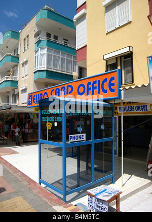 Telephone booth Alanya Turkey Stock Photo - Alamy