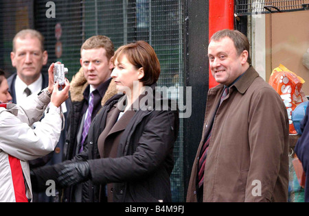 Taggart TV Programme filming January 2004 STV Film Taggart at Glasgow ...