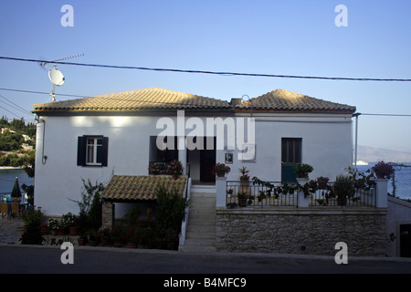 view of the White House, Kalami, Corfu, home of the Durrell family ...