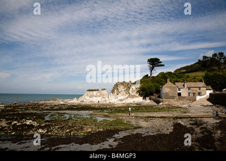 lee bay ilfracombe the devon coast england uk Stock Photo - Alamy