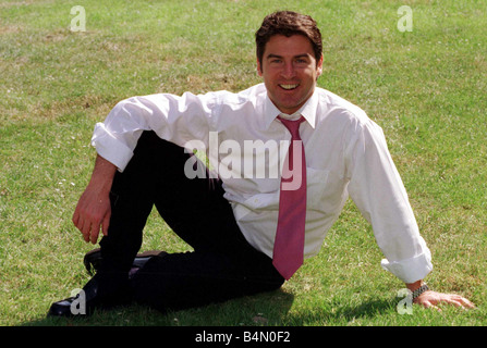 Ross Kelly TV Presenter May 1999 Pictured with Nina Myskow Mirror Staff ...