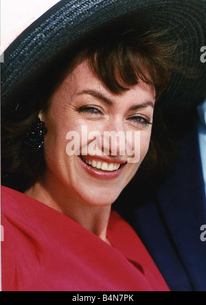 Susan Gilmore actress from Howards Way August 1989 Stock Photo - Alamy