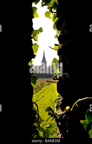 Kidwelly Church from the Castle Kidwelly Wales Stock Photo - Alamy