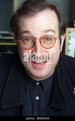 Steve Wright Disc Jockey DJ in recording studio 1994 Stock Photo - Alamy