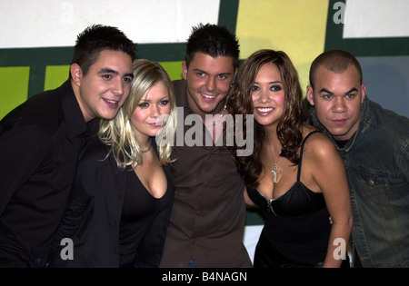 Hear Say pop group Johnny Shentall February 2002 HearSay Stock Photo ...