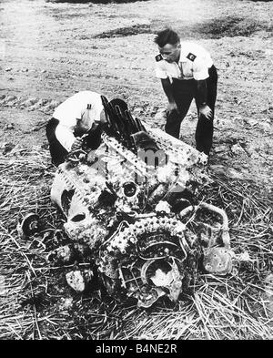 A Rolls Royce Merlin engine on an Avro Lancaster bomber in the Canadian ...