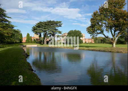 Georgian manor house. Chicheley Hall near Newport Pagnell ...