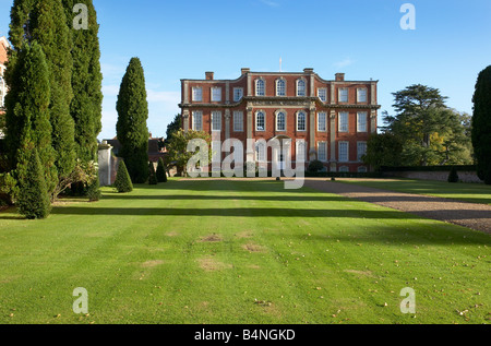 Georgian manor house. Chicheley Hall near Newport Pagnell ...