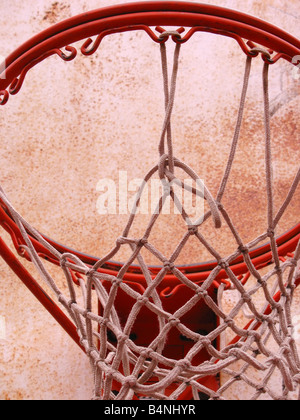 Torn Basketball Hoop Stock Photo - Alamy