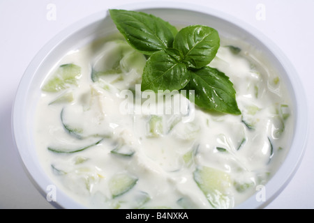 Indian cucumber raita Stock Photo - Alamy
