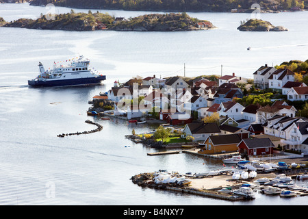 View of the town of Kragero in the Telemark region of Norway Stock ...