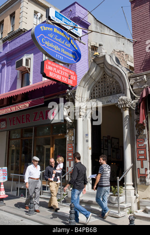 Entrance of Cagaloglu Hamami Turkish bath , Istanbul, Turkey Stock ...