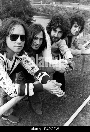 10cc Ten CC at Cardiff Castle before their concert July 1975 10cc were ...