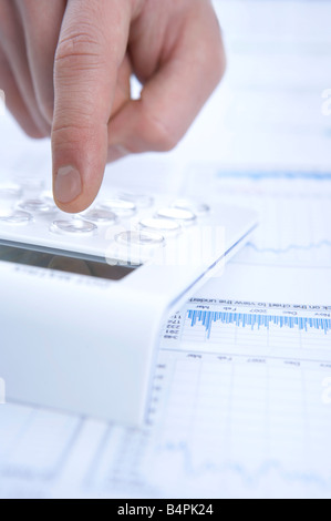 Finance Your Ideas - Hand pressing a button on blurred background ...