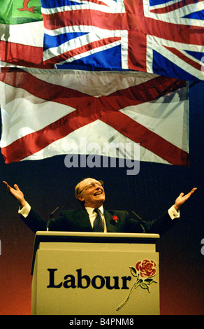 Neil Kinnock at the Sheffield Rally April 1992 Stock Photo - Alamy