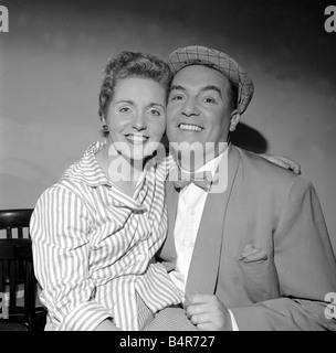 Scottish comedian Chic Murray with his wife and comedy partner Maidi ...