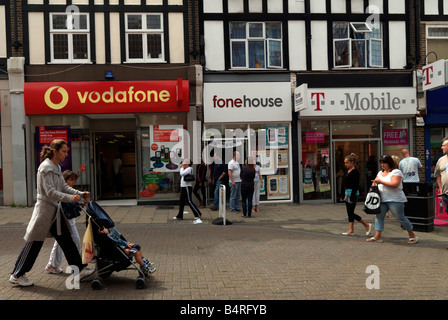 Three Phone Companies Sutton High Street Carphone Warehouse Phones 4U ...