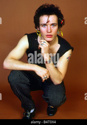 Adam Ant the 1980s British pop singer Stuart Goddard Stock Photo - Alamy