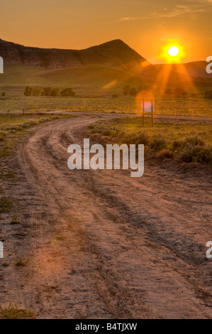 Ranch in the Big Muddy Badlands of Southern Saskatchewan, Canada Stock ...