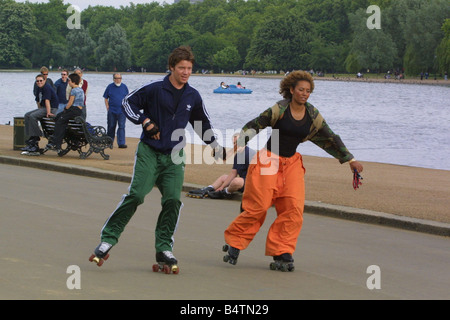 Spice Girl Mel B June 2001 is pictured with her boyfriend actor Max ...