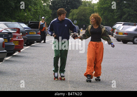 Spice Girl Mel B June 2001 is pictured with her boyfriend actor Max ...