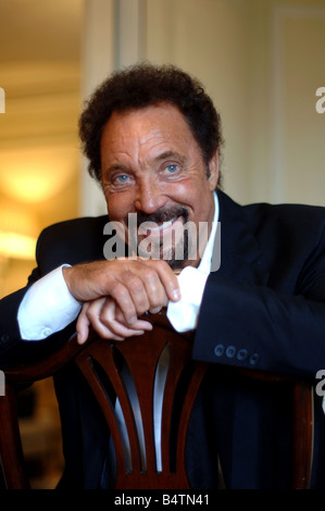 Newly knighted by the Queen Singer Sir Tom Jones in London the day ...