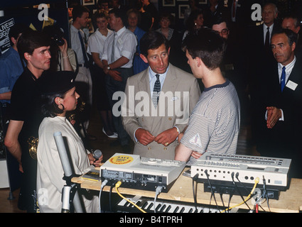 Prince Charles on walkabout Perth Scotland November 1989 Stock Photo ...