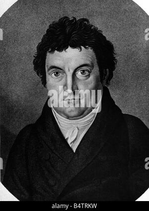 Portrait of Johann Gottlieb Fichte - a German philosopher Stock Photo ...