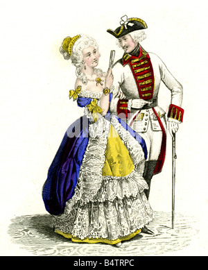 Lady of circa 1760 Stock Photo - Alamy