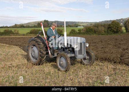 Old grey Fordson tractor Steam Engine Rally Cheltenham Racecourse UK ...