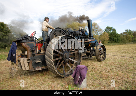 Fowler steam ploughing engine Stock Photo - Alamy