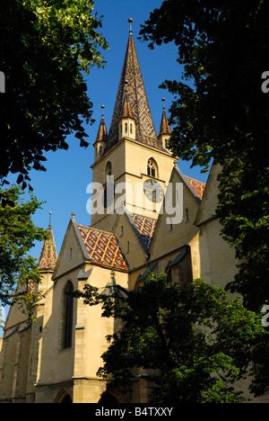 Piata Huet, Sibiu, Transylvania, Romania Stock Photo - Alamy
