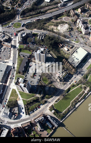 Aerial view south west of Erith Stadium Suburban Housing Chalk Farm ...